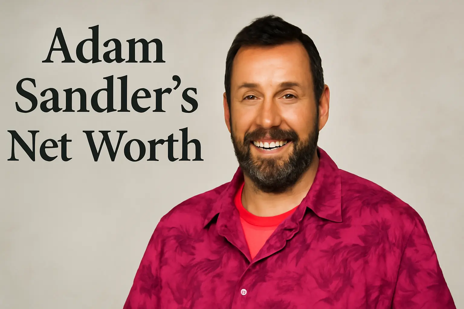 Adam Sandler's Net Worth: How Netflix Boosted His Fortune In 2025